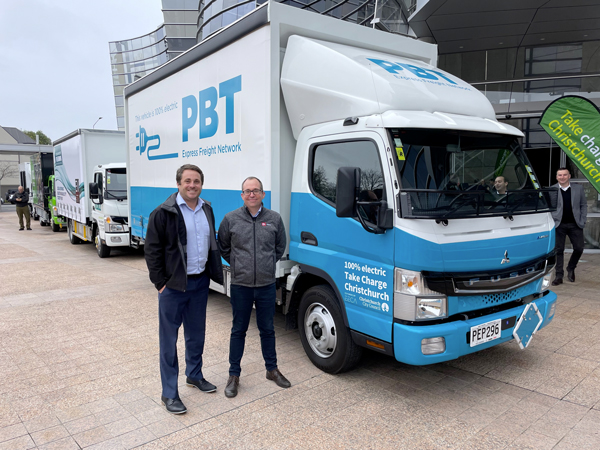 Christchurch zero emission truck trial begins | EROAD New Zealand